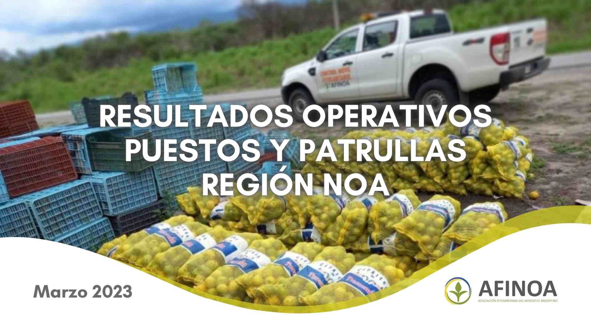 Resumen de las actuaciones realizadas en la región del NOA en el mes de ...